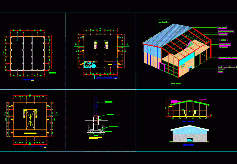 Office Space DWG Plan For AutoCAD Designs CAD