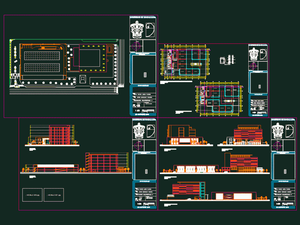 Office Tower And Parking DWG Block for AutoCAD • Designs CAD