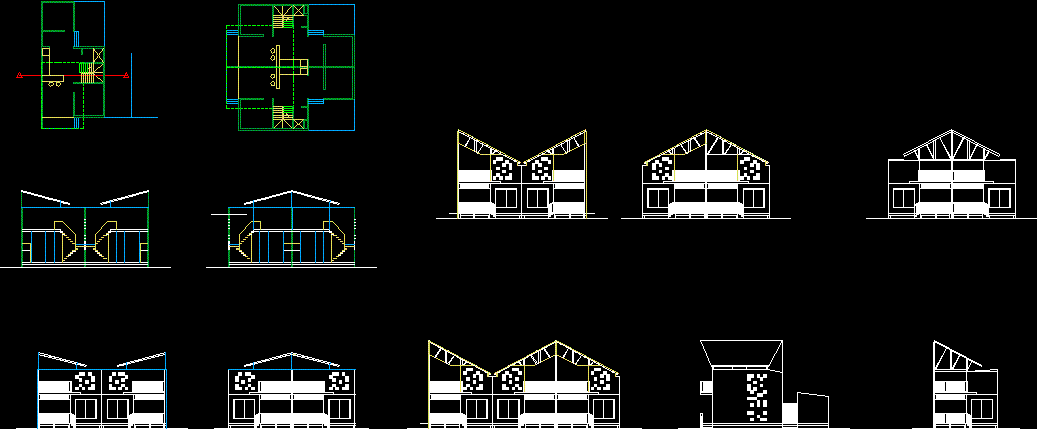 One Family Housing--Low Income DWG Plan for AutoCAD • Designs CAD