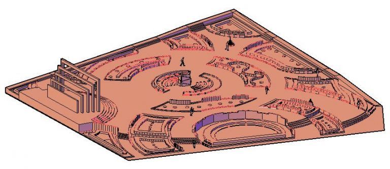 Park 3D DWG Model for AutoCAD • Designs CAD