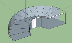 Parking Ramp Curve 3D SKP Model for SketchUp • Designs CAD