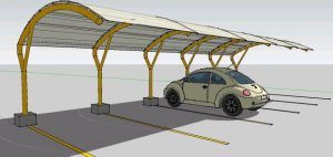 Parking Structure 3D SKP Model for SketchUp • Designs CAD