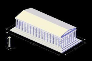 Parthenon 3D DWG Plan for AutoCAD • Designs CAD