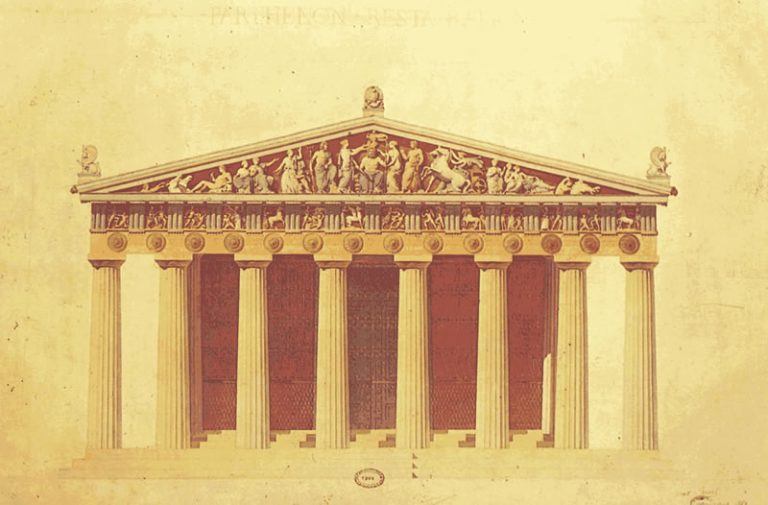 Parthenon 3D MAX Detail for 3D Studio Max • Designs CAD