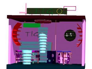 Phones Shop 3D DXF Model for AutoCAD • Designs CAD