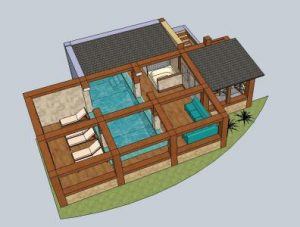 Pool For Seniors 3D SKP Model for SketchUp • Designs CAD
