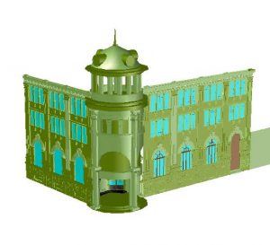 Post Office Building Ecuador 3D DWG Model for AutoCAD • Designs CAD