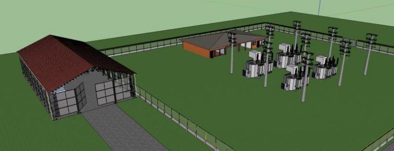 Power Plant 3D SKP Model for SketchUp • Designs CAD