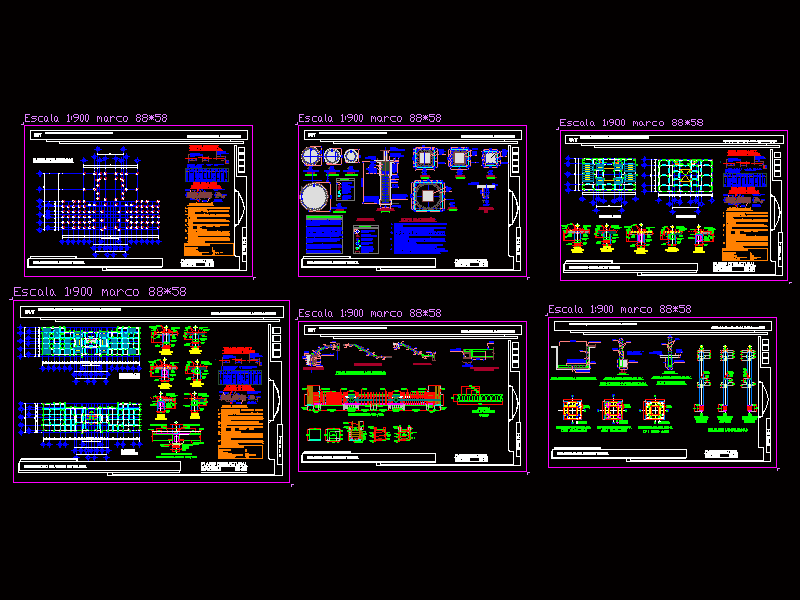 Prefabricated Structural Stage DWG Detail for AutoCAD • Designs CAD