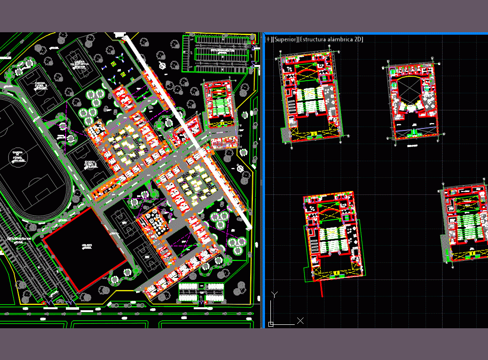 Private School Of Media Complex DWG Block for AutoCAD • Designs CAD