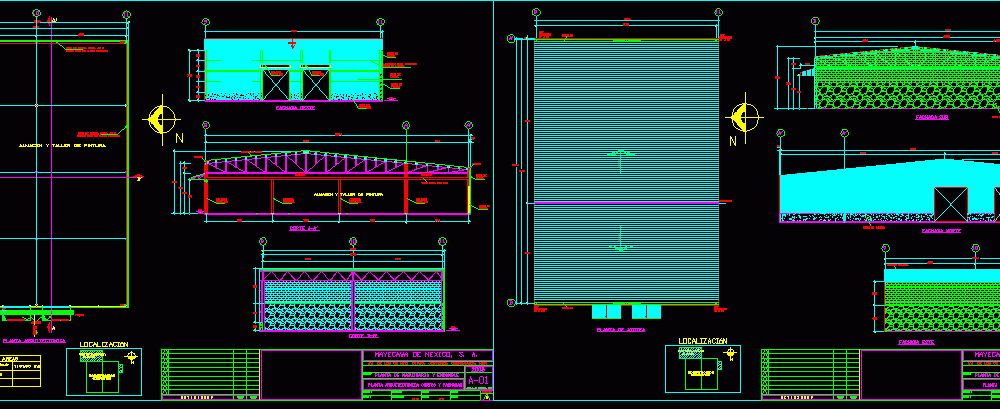 Production Hall DWG Full Project for AutoCAD • Designs CAD