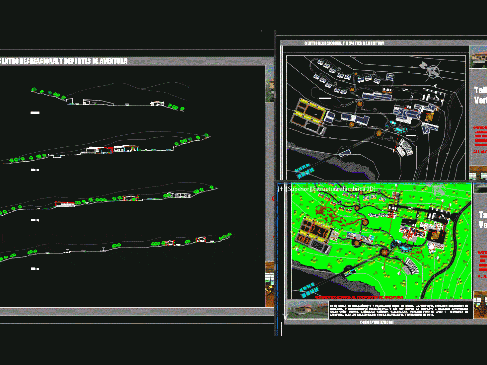 Recreation Center Adventure Sports DWG Block for AutoCAD • Designs CAD