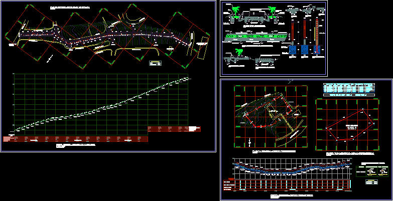 Recreative Park -Pedestrian Walk With Stairway - DWG Block for AutoCAD ...