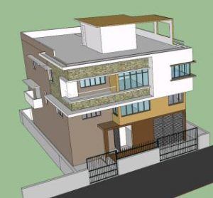 Residence 3D SKP Model for SketchUp • Designs CAD