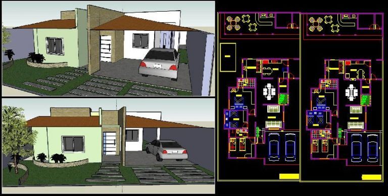 Residencial Project DWG Full Project for AutoCAD • Designs CAD