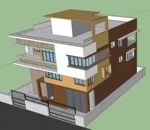 Residential House 3D SKP Model for SketchUp • Designs CAD