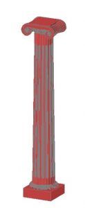 Roman Column DWG Block for AutoCAD | DesignsCAD