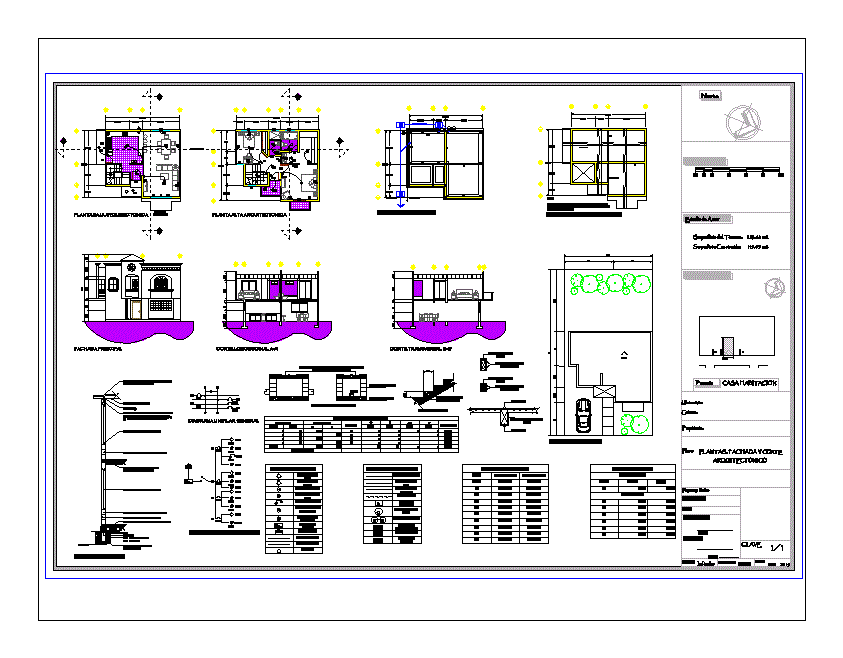Room 2-Story House DWG Block for AutoCAD • Designs CAD