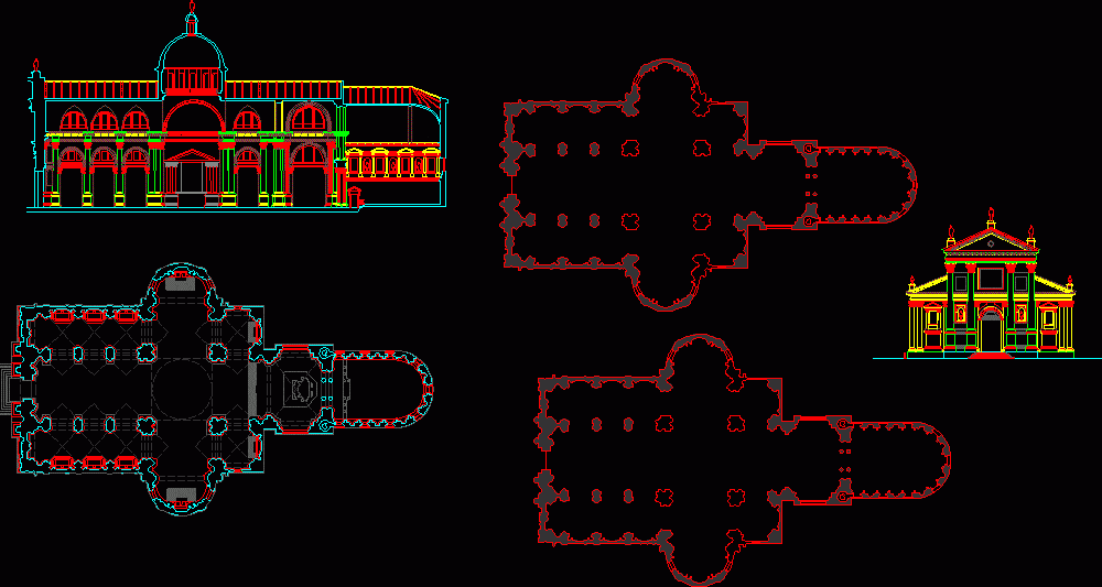 San Giorgio Mayore Church DWG Section for AutoCAD • Designs CAD