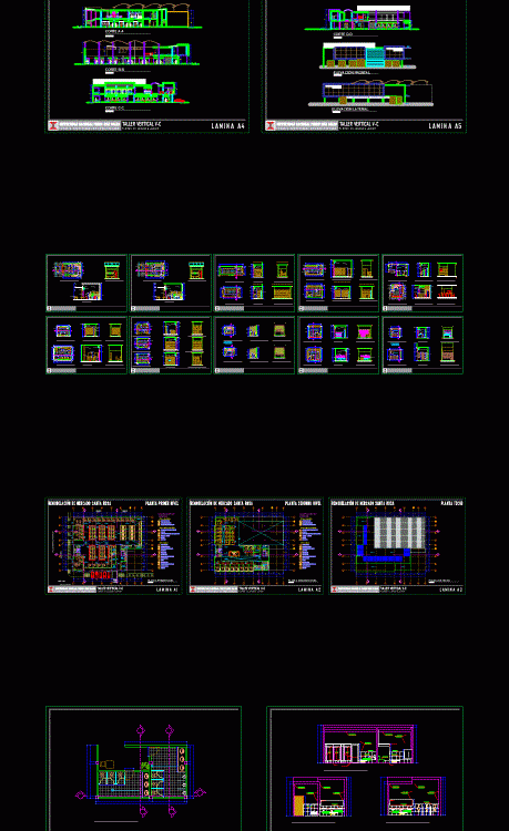Santa Rosa Market DWG Full Project for AutoCAD • Designs CAD