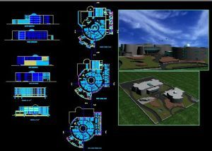 Scientific Center DWG Block for AutoCAD • Designs CAD