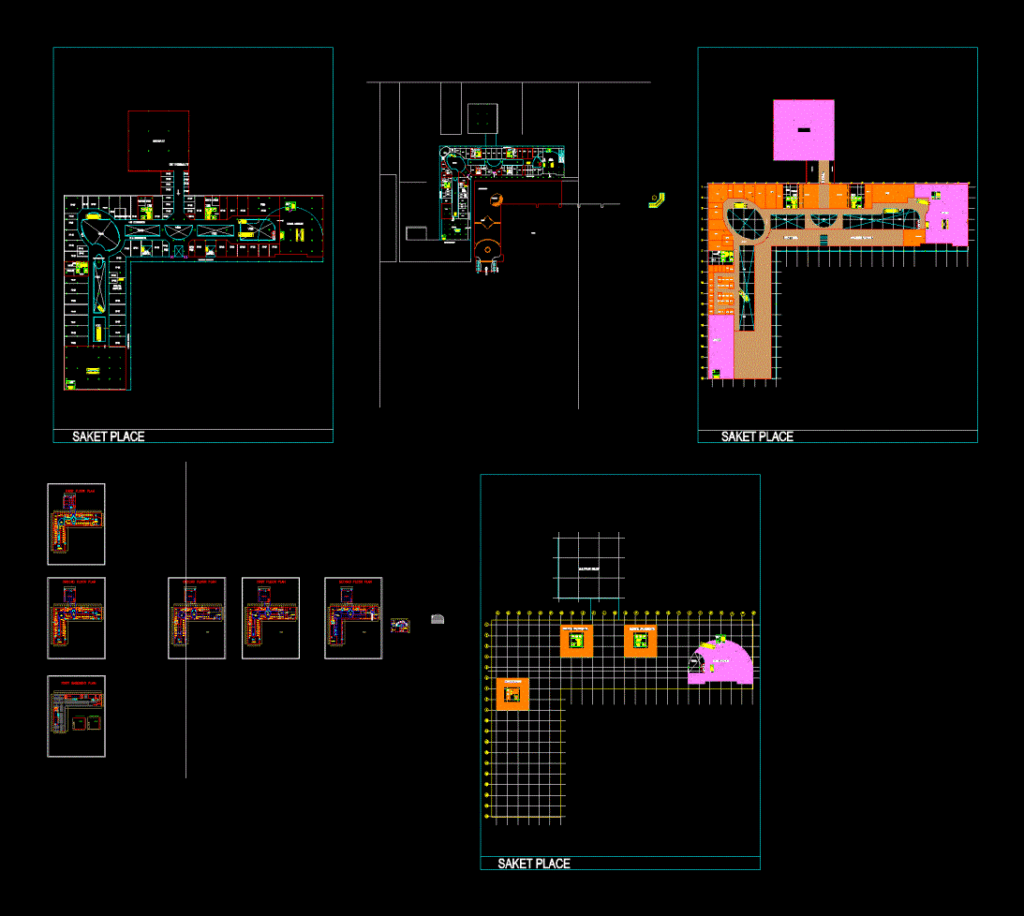 Shopping Mall DWG Block for AutoCAD | DesignsCAD