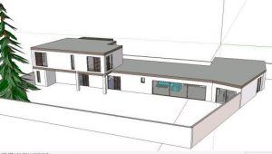 Single Family Home 3D SKP Model for SketchUp • Designs CAD