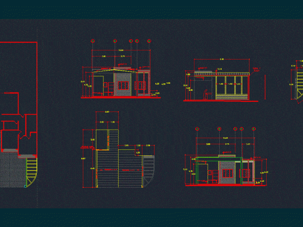 Single Family Home DWG Block for AutoCAD • Designs CAD
