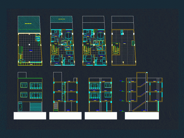 Single Housing DWG Full Project for AutoCAD • Designs CAD