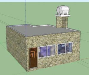 Small House Modeling 3D SKP Model for SketchUp • Designs CAD