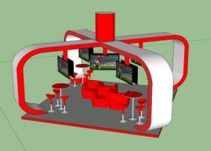 Stand Sale 3D SKP Model for SketchUp • Designs CAD
