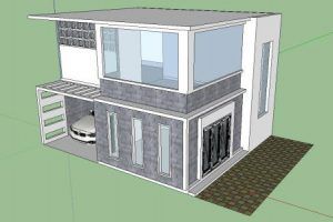 Studio House 3D SKP Model for SketchUp • Designs CAD