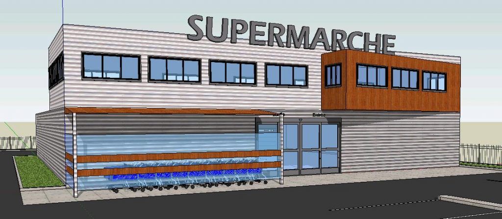 Supermarket 3D SKP Model for SketchUp • Designs CAD