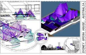 Sydney Opera 3D DWG Model for AutoCAD • Designs CAD