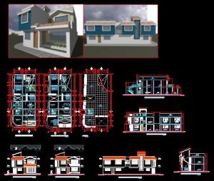 Prototype Small House 3D RVT Model for Revit • Designs CAD