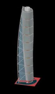 Turning Torso Modl 3D DWG Model for AutoCAD • Designs CAD