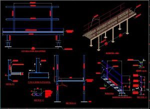 Walkway Platform DWG Detail for AutoCAD • Designs CAD