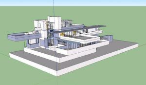 Waterfall House 3D SKP Model for SketchUp • Designs CAD