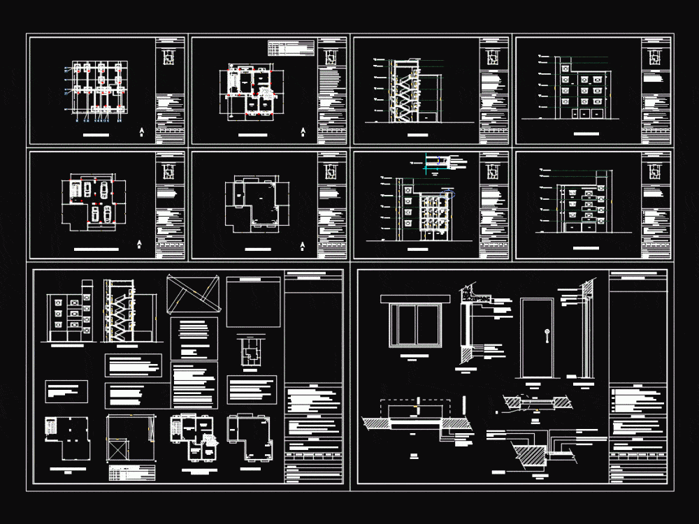 Working Drawing Bunglow Project DWG Full Project for AutoCAD • Designs CAD
