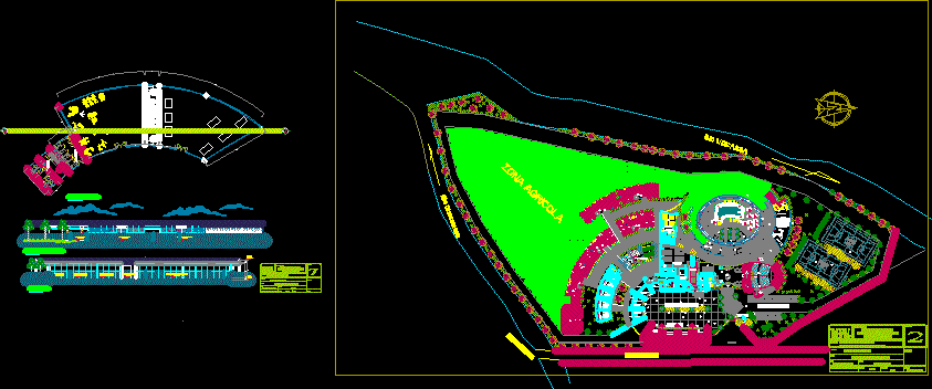 Youth Center For Sustainable Auto Production DWG Block for AutoCAD ...