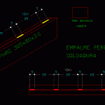 Column Base Plate DWG Detail for AutoCAD • DesignsCAD