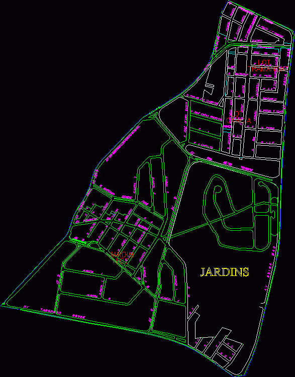Aracaju - Sergipe - Neighborhood Gardens DWG Block for AutoCAD ...