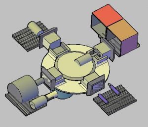Assembly Plant 3D DWG Model for AutoCAD • Designs CAD