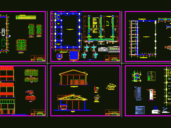 Auto Shop Automotive DWG Plan for AutoCAD • Designs CAD