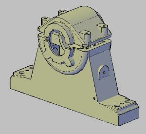 Axis Support 3D DWG Model for AutoCAD • Designs CAD