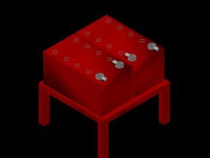 Batteries 3D DWG Model for AutoCAD • Designs CAD