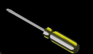 Blade Screwdriver 3D DWG Model for AutoCAD • Designs CAD