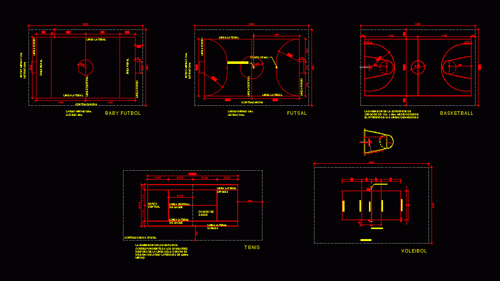 Blocks Sport Plant Multifields DWG Block for AutoCAD • Designs CAD