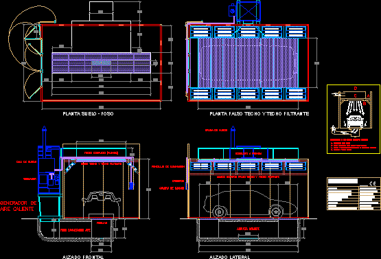 Cabine - Colored And Finish Of Chassis DWG Block for AutoCAD • Designs CAD