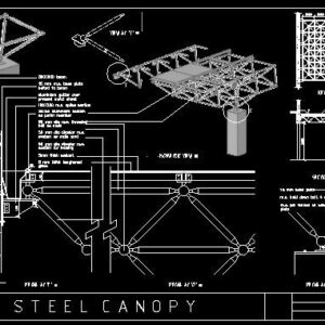 Canopy Detail DWG Detail for AutoCAD | Designs CAD